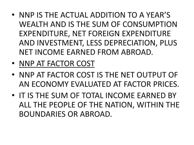 Concepts of NATIONAL INCOME | PPTX | Personal Taxes | Personal Finance