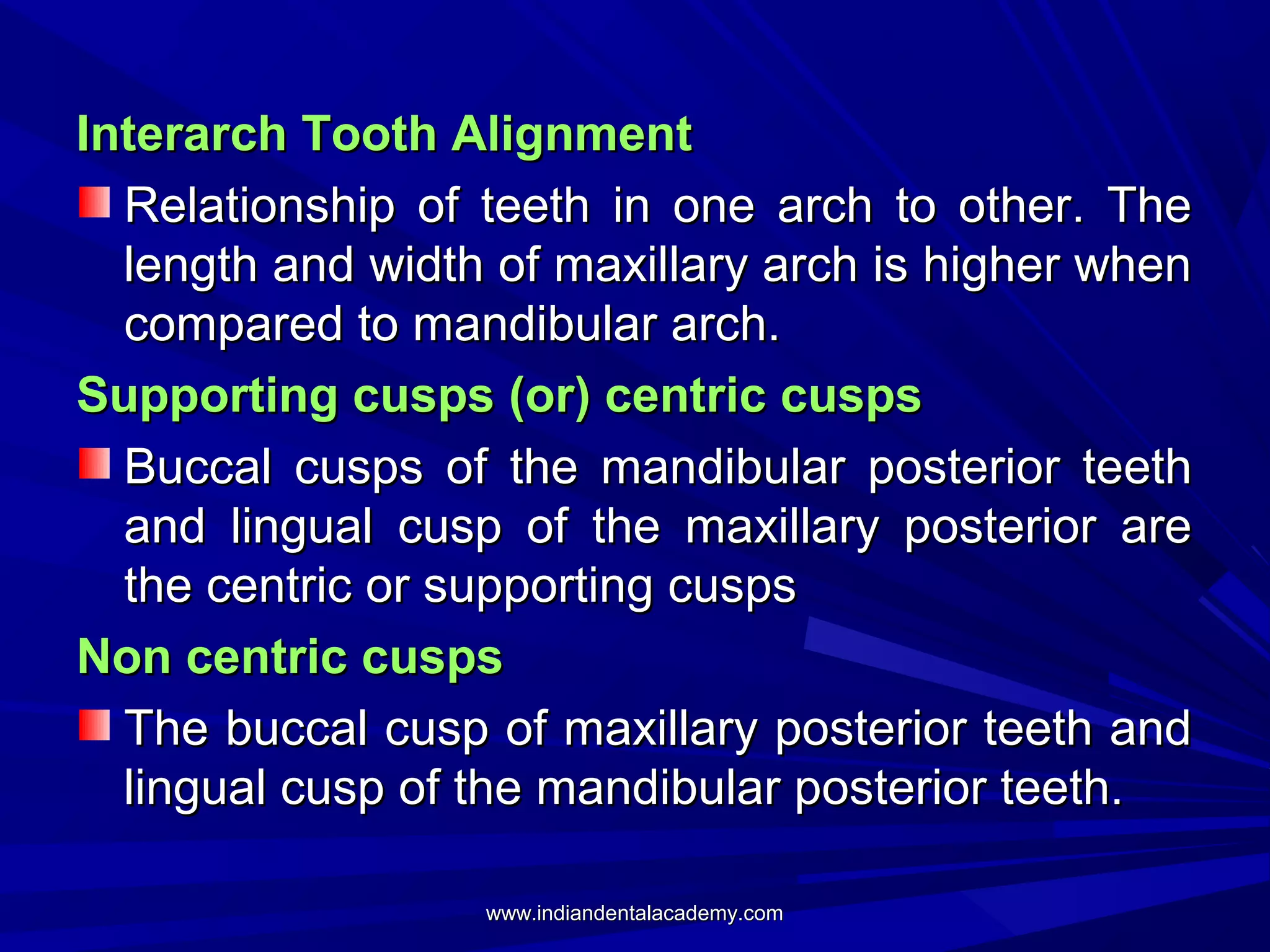 Concepts of occlusion /certified fixed orthodontic courses by Indian ...