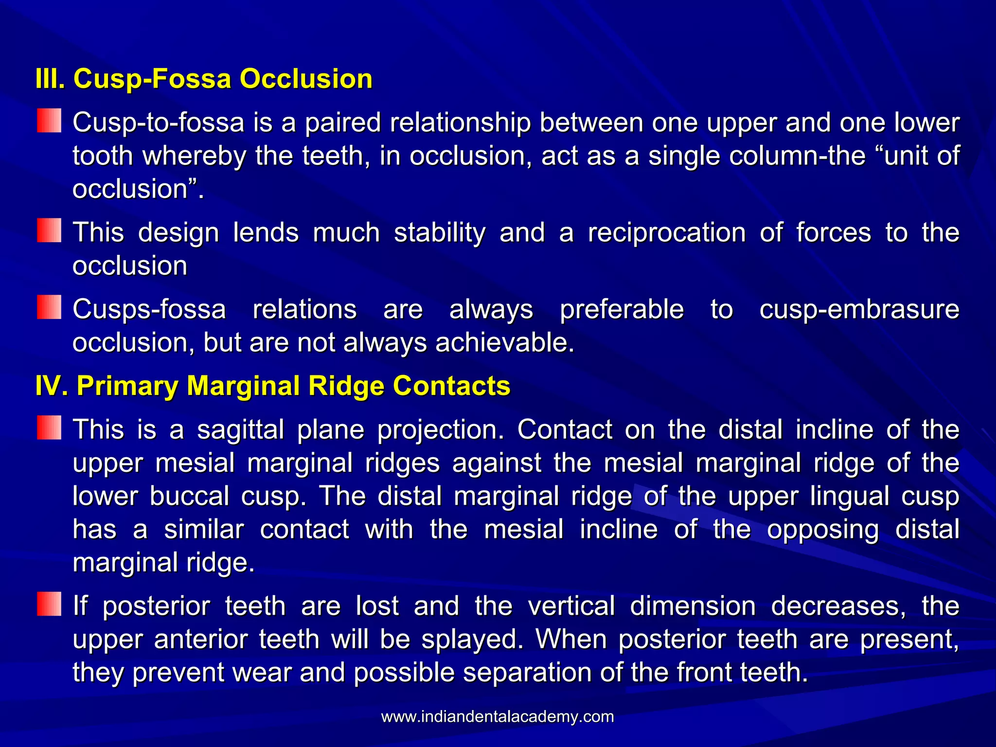 Concepts of occlusion | PPT