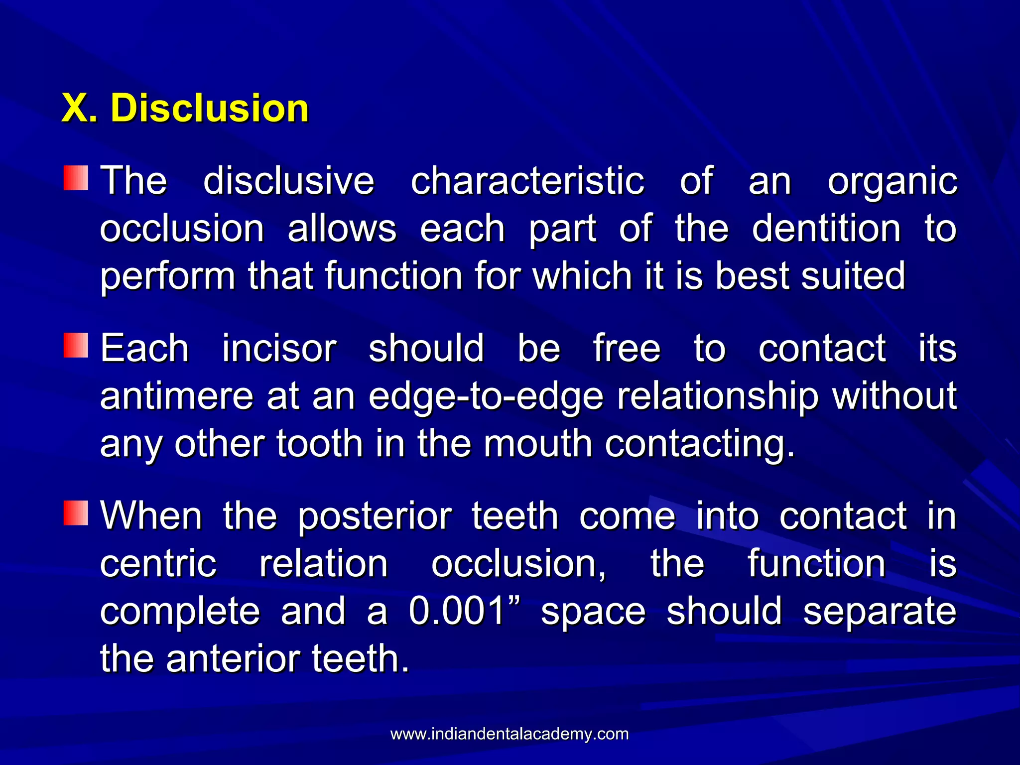 Concepts of occlusion | PPT