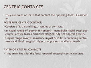 CONCEPTS OF OCCLISION(Dr.ARAVIND) | PPTX