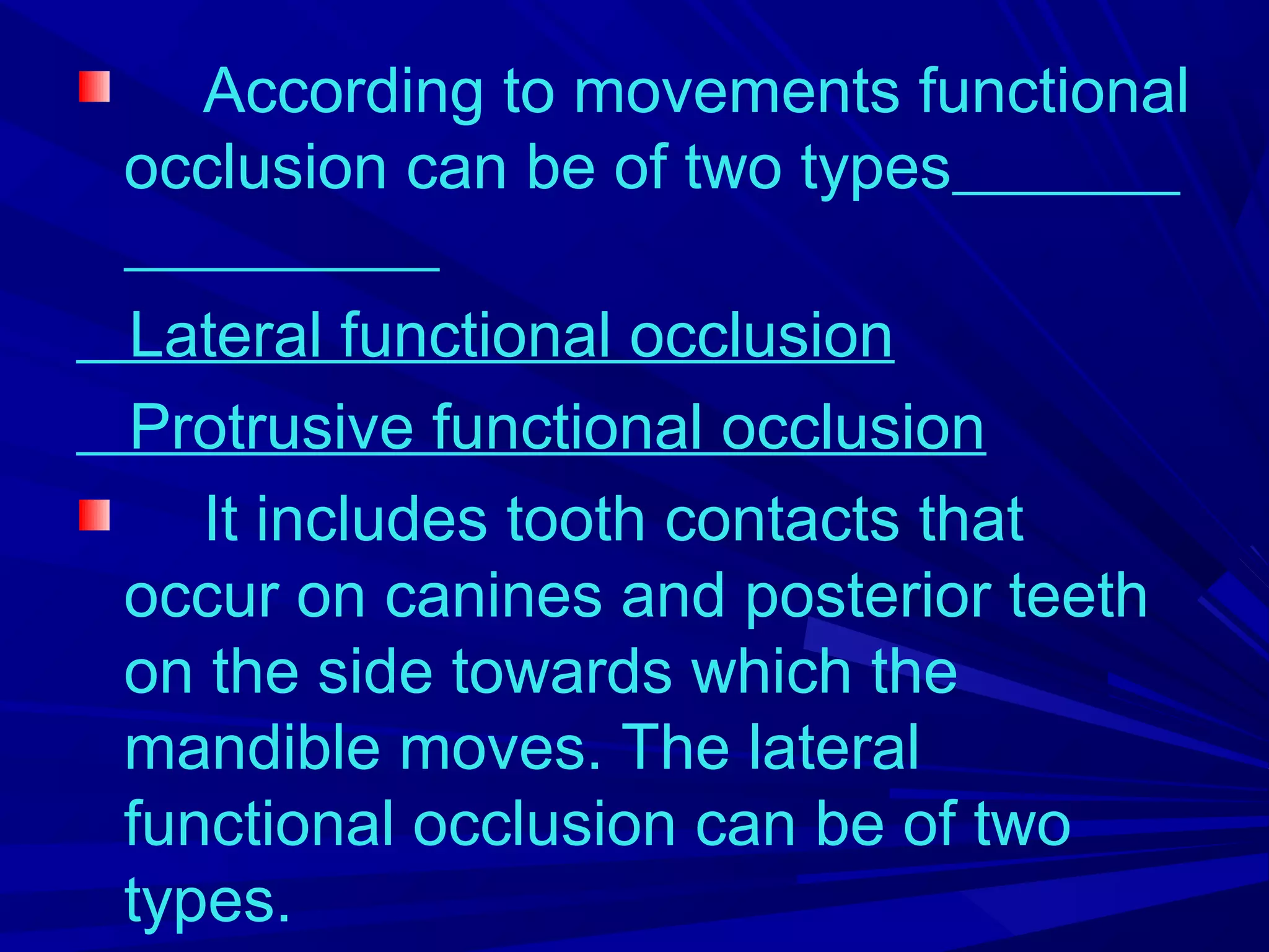 Concepts of dental occlusion and importance of six keys of occlusion in ...