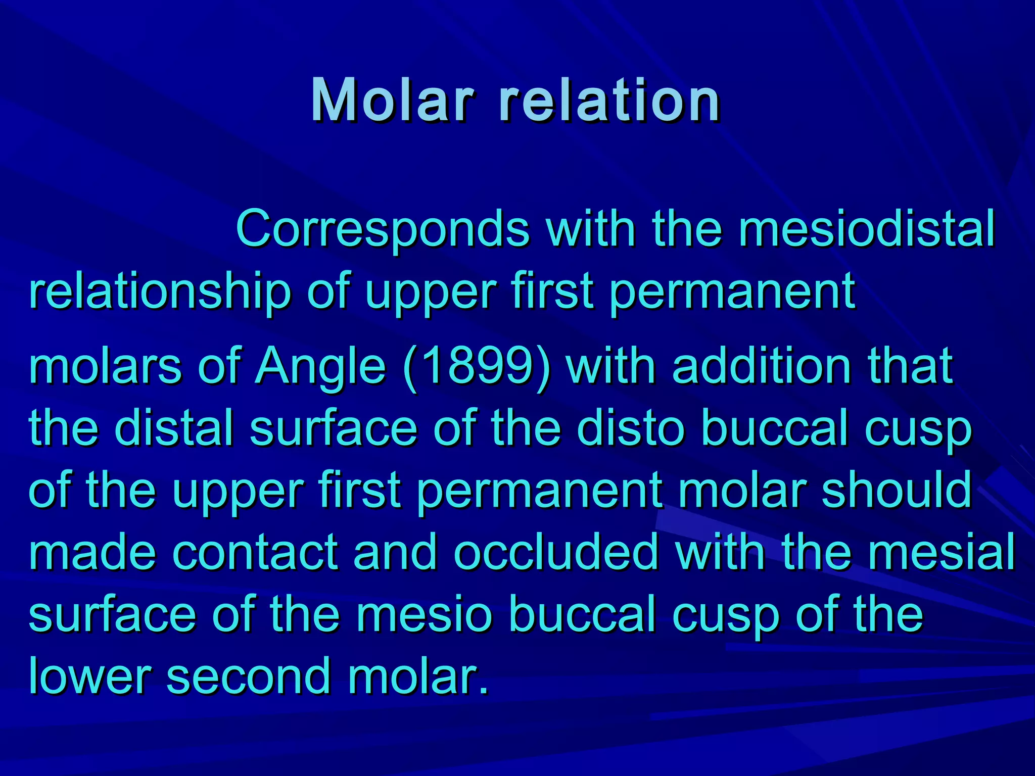 Concepts of dental occlusion and importance of six keys of occlusion in ...