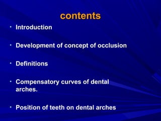 Concepts of dental occlusion and importance of six keys of occlusion in ...