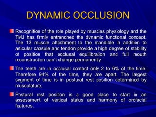 Concepts of dental occlusion and importance of six keys of occlusion in ...