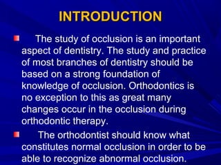 Concepts of dental occlusion and importance of six keys of occlusion in ...
