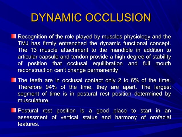 Concepts of dental occlusion and importance of six keys of occlusion in ...