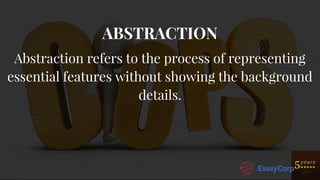 Concepts of OOPs | PPT