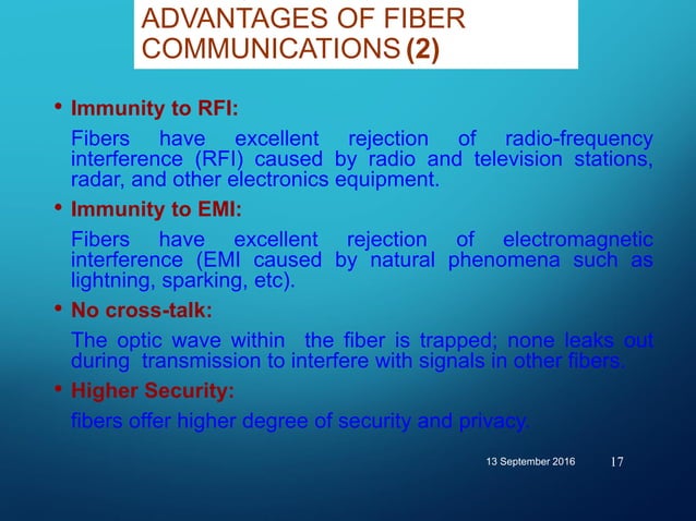 Concepts of optical fiber communication | PDF | Computer Networking ...