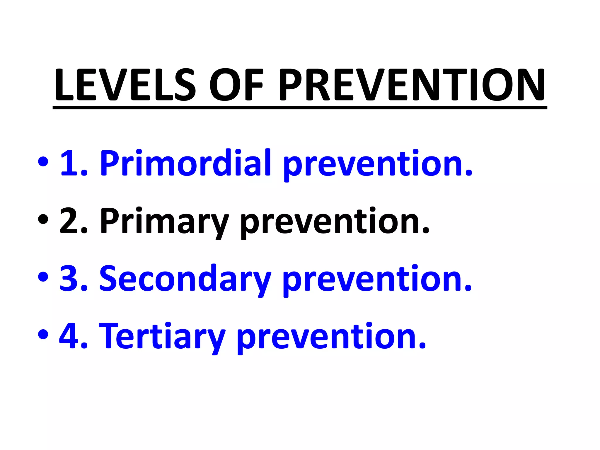 CONCEPT OF PREVENTION | PPTX
