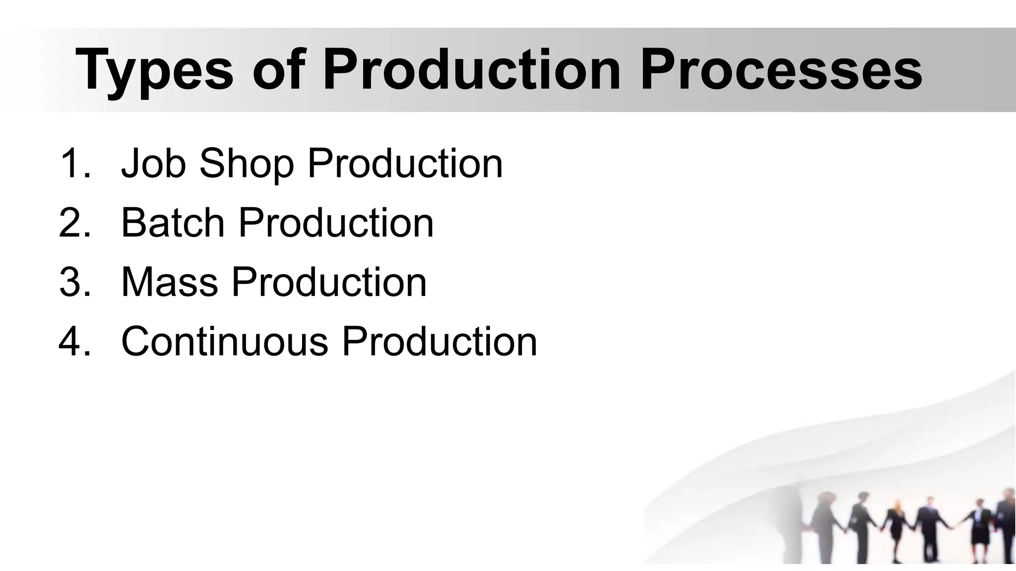 Concepts of Production Process | PPT