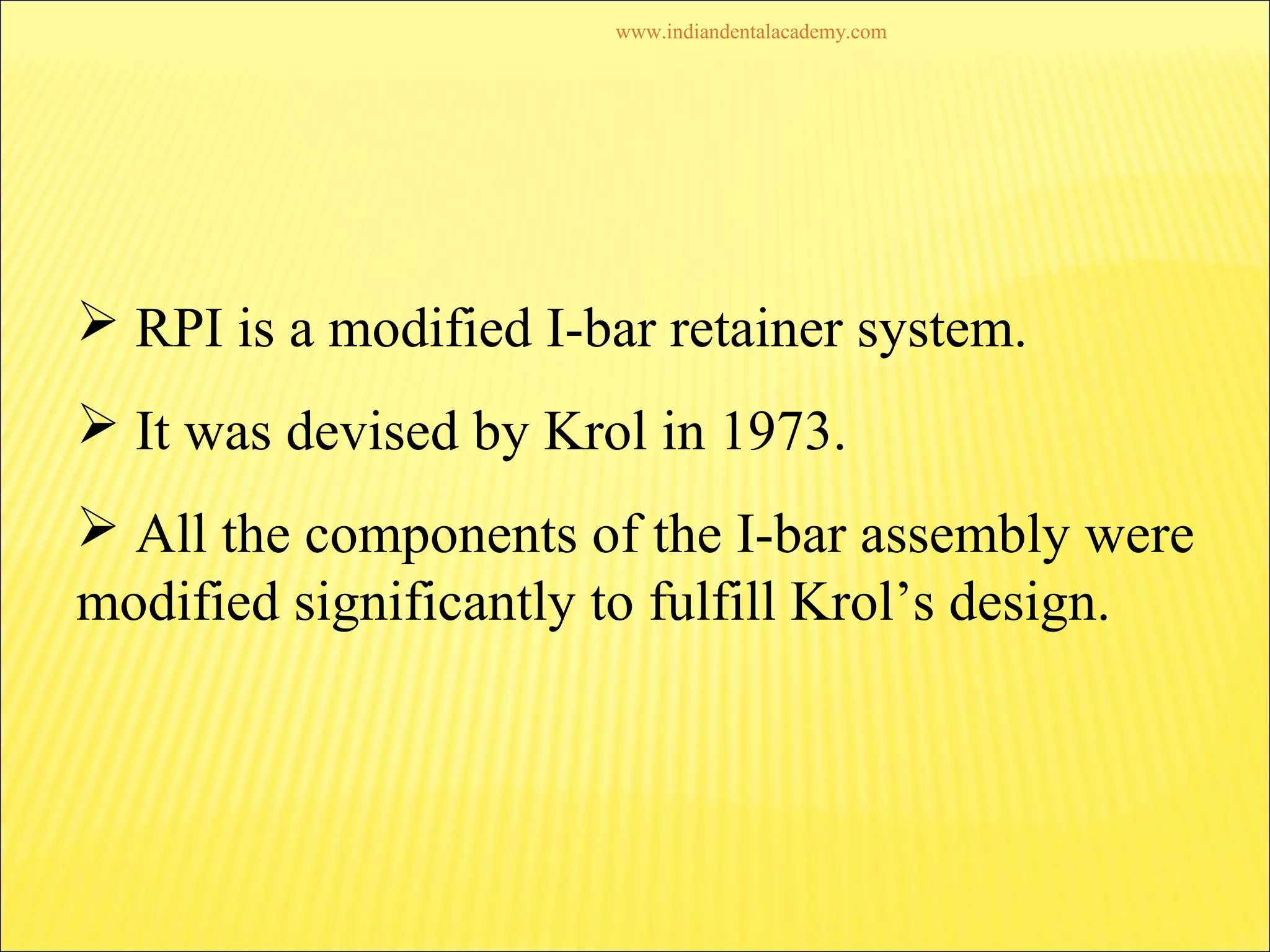 Concepts of rpi/ dentistry dental implants | PPT