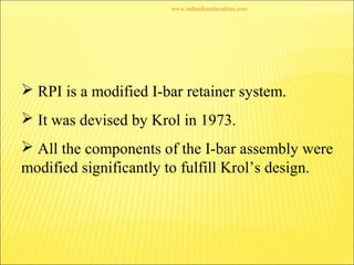 Concepts of rpi/ dentistry dental implants | PPT