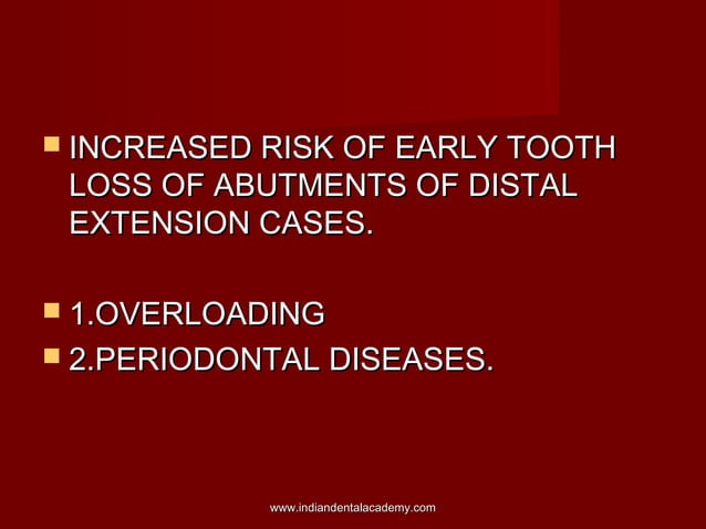 Concepts of rpi and indirect retainers copy | PPT