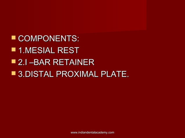 Concepts of rpi and indirect retainers copy | PPT