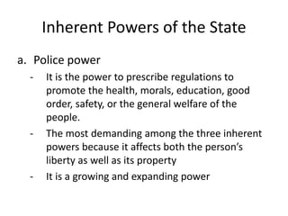 Concepts of state and government | PPTX