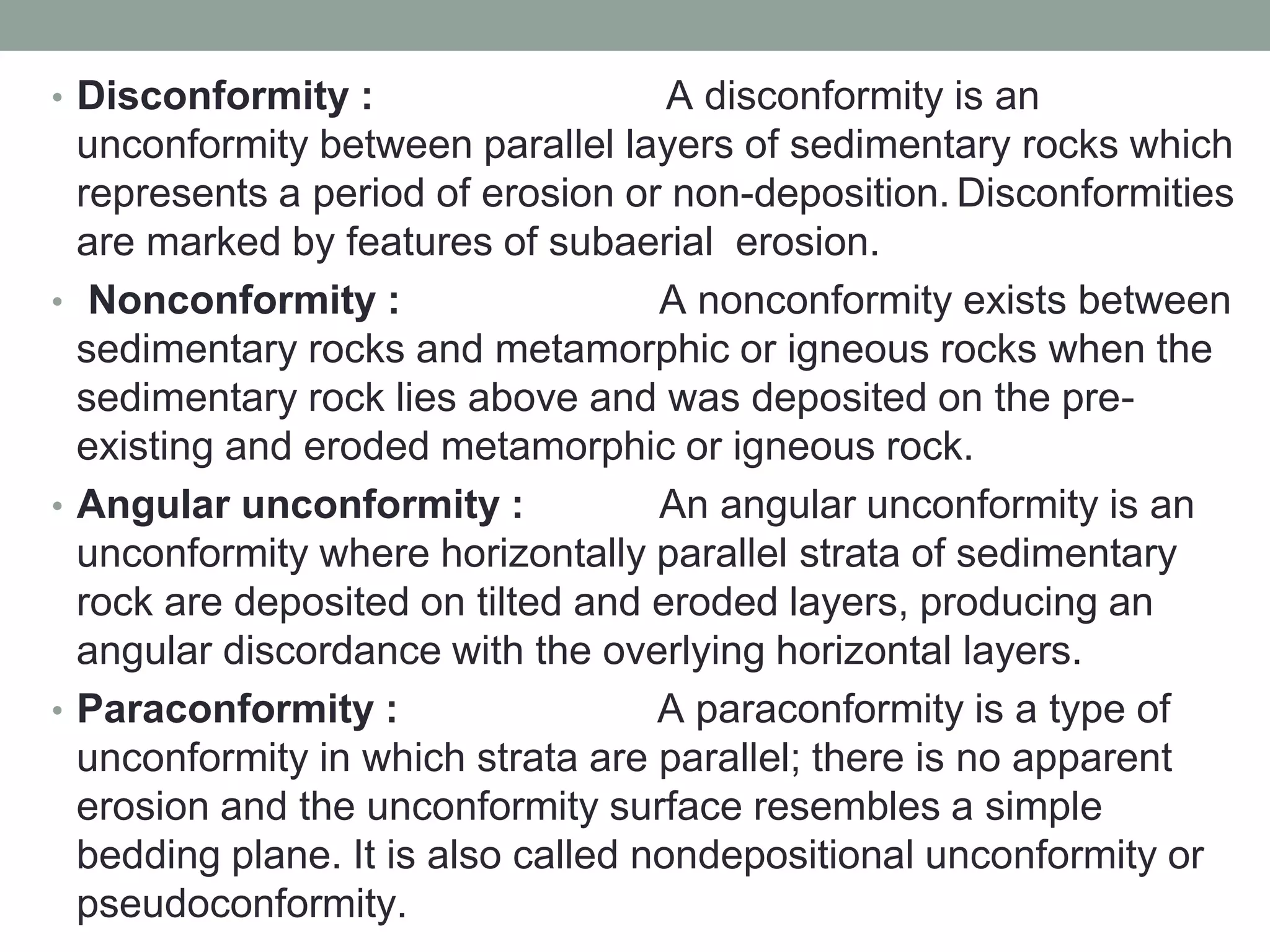 Concepts of Stratigraphy | PPTX