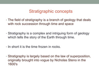 Concepts of Stratigraphy | PPTX