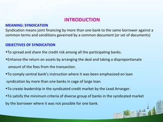 Concepts of syndication | PPT