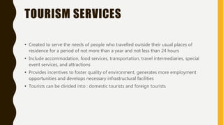 Concepts of tourism | PPTX