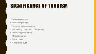 Concepts of tourism | PPTX