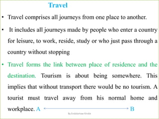Concepts of travel & tourism | PPTX