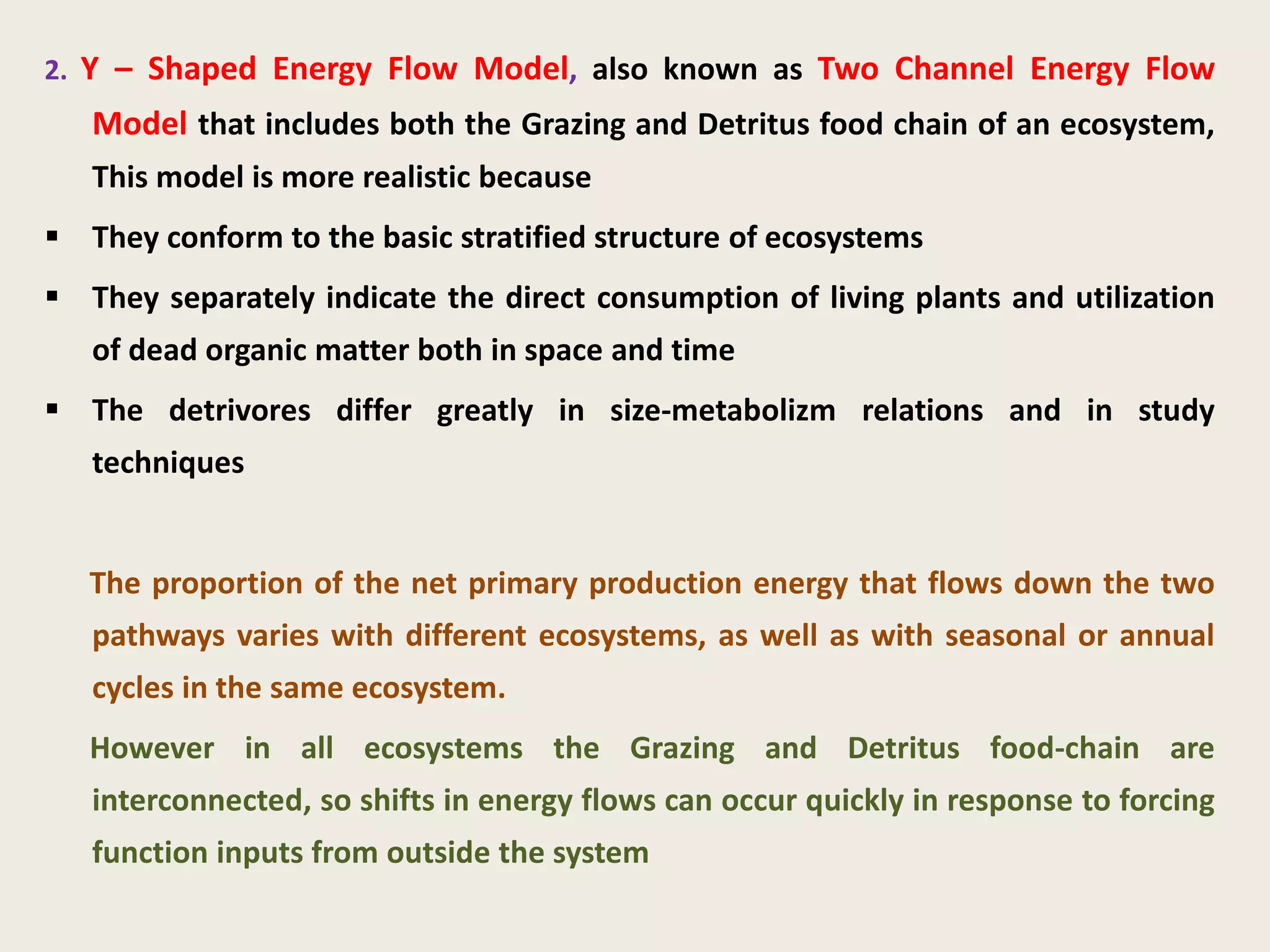 Concepts of trophic structure, food chain and food web. energy flow in ...