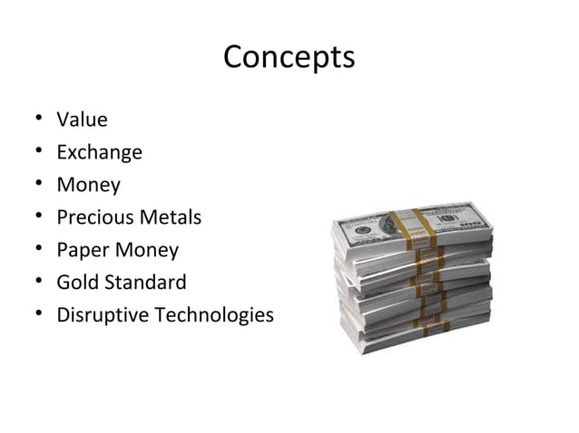 Concepts of Value: Alchemy and Economics | PPT