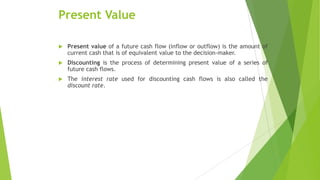 Concepts of value and return | PPTX