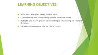 Concepts of value and return | PPTX