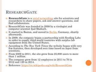 Concepts on some benificial research tools | PPT