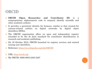 Concepts on some benificial research tools | PPT