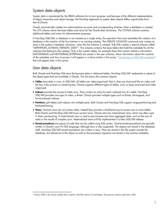 Concepts of NonStop SQL/MX: Part 2 - Introduction to catalogs and other objects | PDF