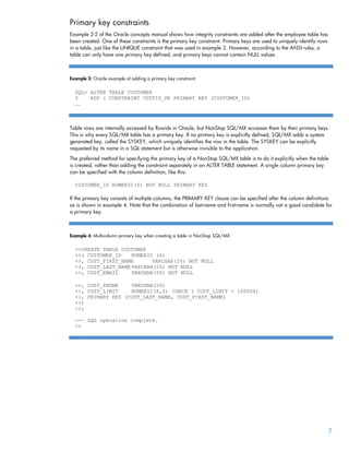 Concepts of NonStop SQL/MX: Part 2 - Introduction to catalogs and other objects | PDF