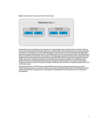 Concepts of NonStop SQL/MX: Part 4 - Storage. | PDF