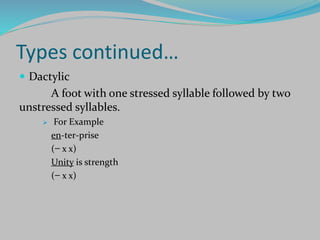 Concepts related to rhythm and meter | PPT