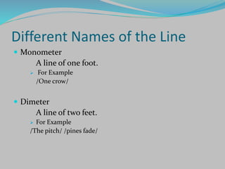 Concepts related to rhythm and meter | PPT