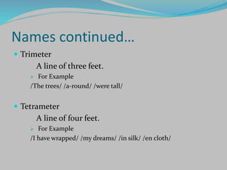 Concepts related to rhythm and meter | PPT