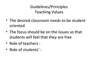 Concepts, skill and values | PPT