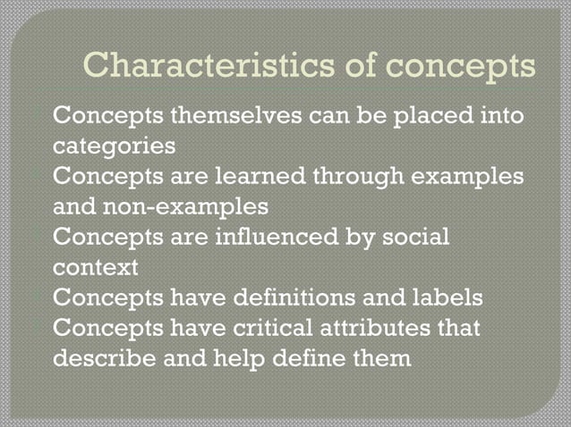 Concepts, skill and values | PPT | Primary Education | Education