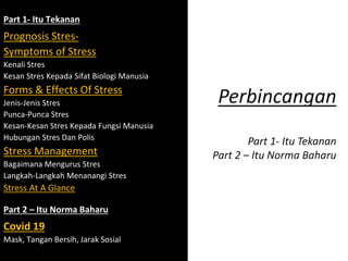Konsep Stres dan Pengurusnya | PDF