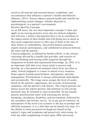 Concept Synthesis Paper on Personal Nursing Philosop.docx