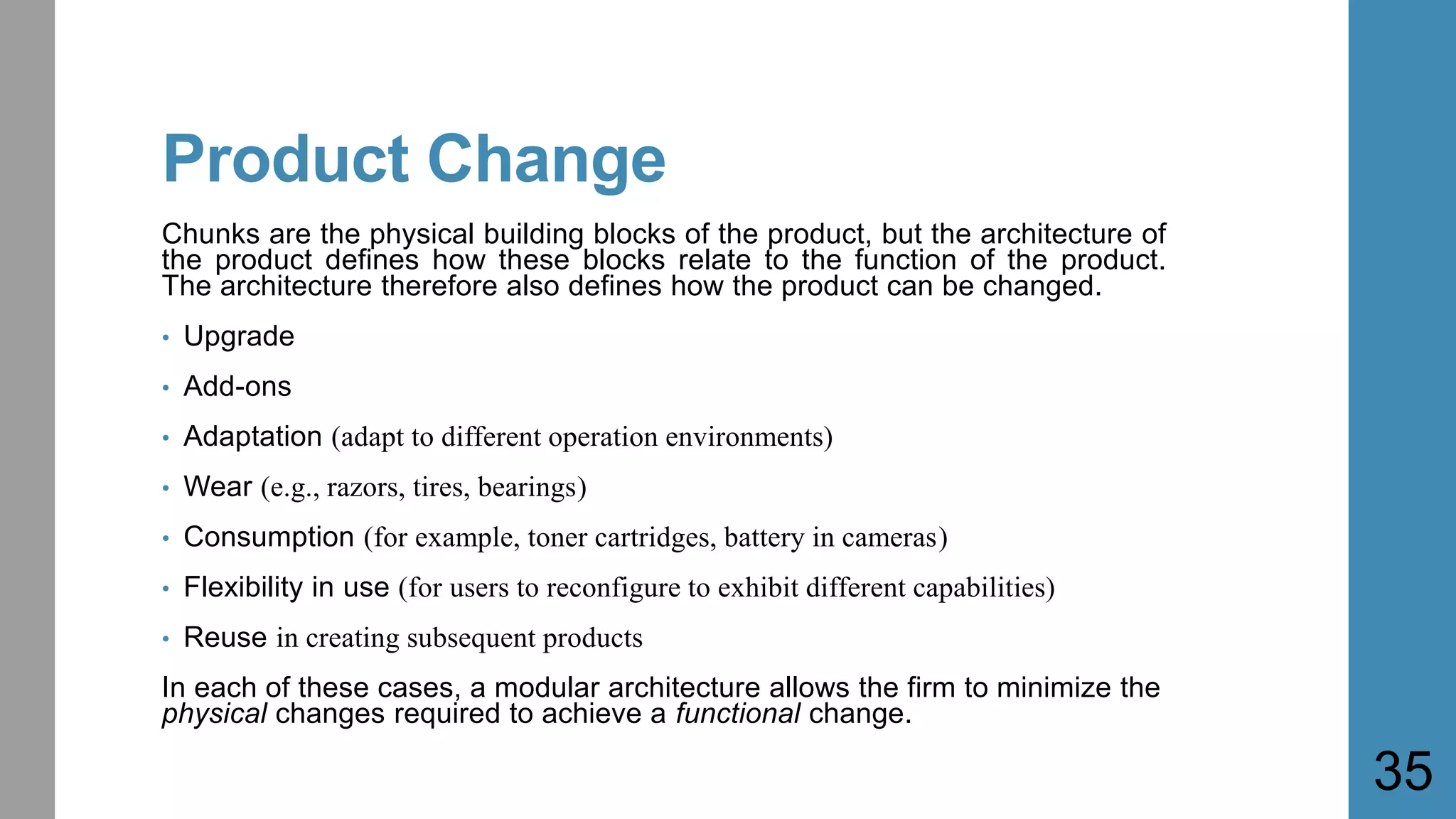 Concept Testing Product Architecture And Design Of Modular System