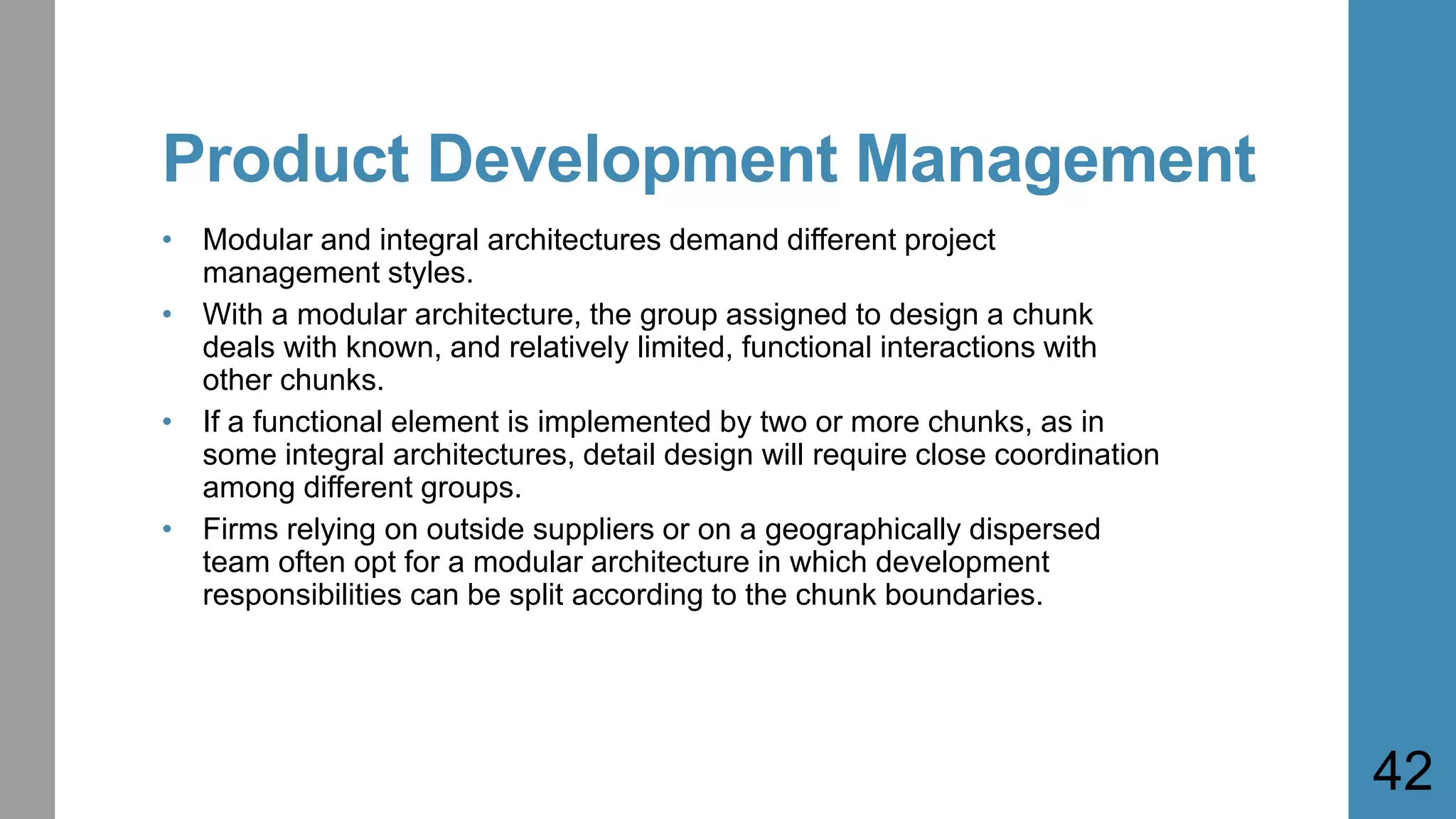 Concept Testing Product Architecture And Design Of Modular System
