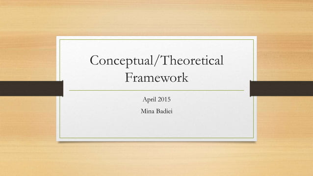 Conceptual Framework | PPT