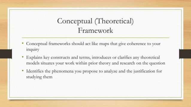 Conceptual Framework | PPT