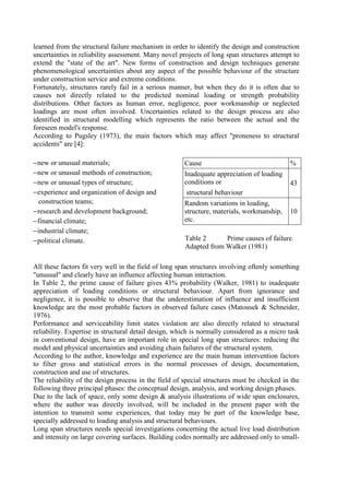 Conceptual design and analysis of long span structures | PDF