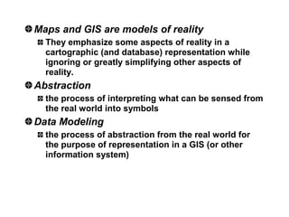 Conceptual models of real world geographical phenomena (epm107_2007) | PDF