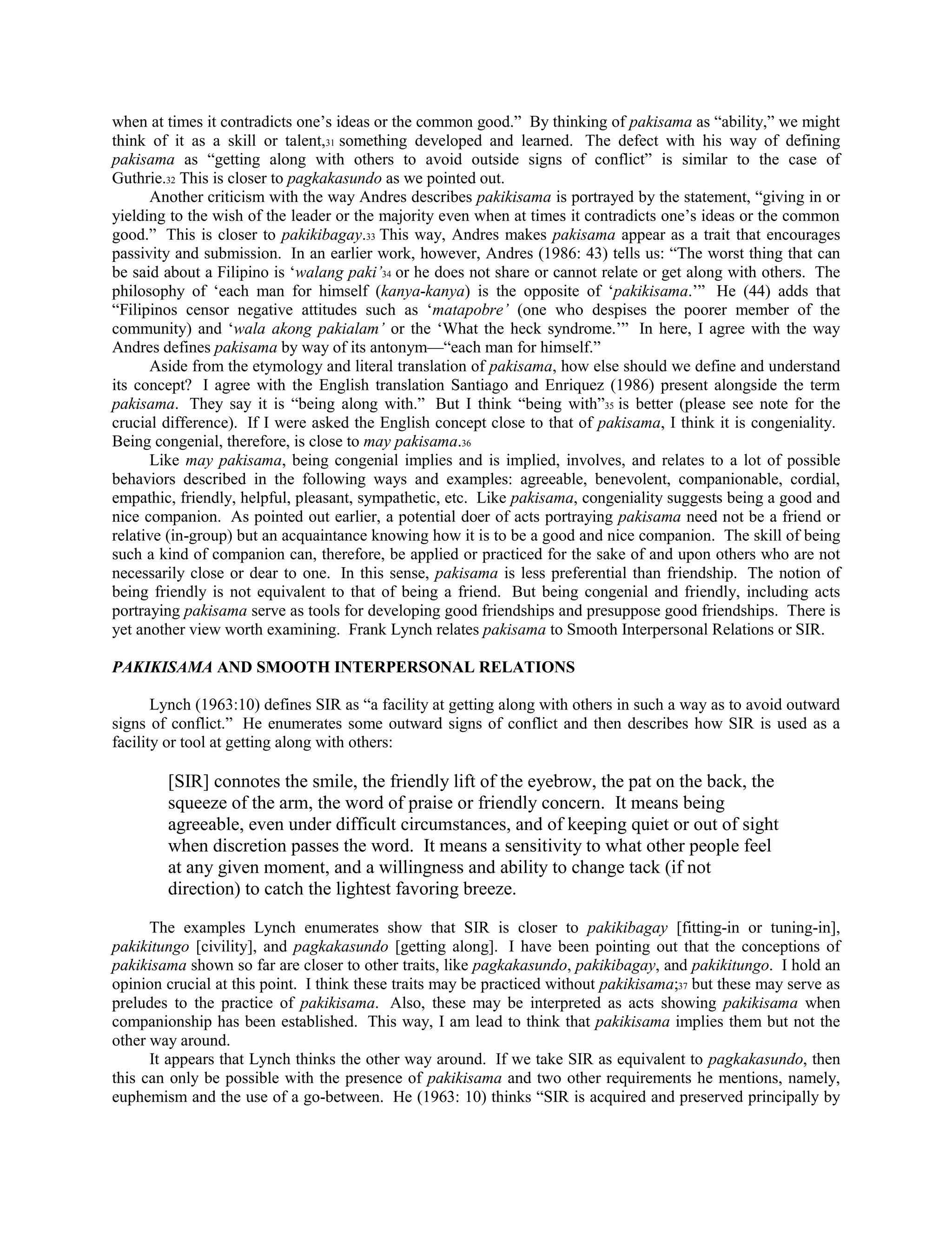 Conceptual analysis of pakikisama | DOCX