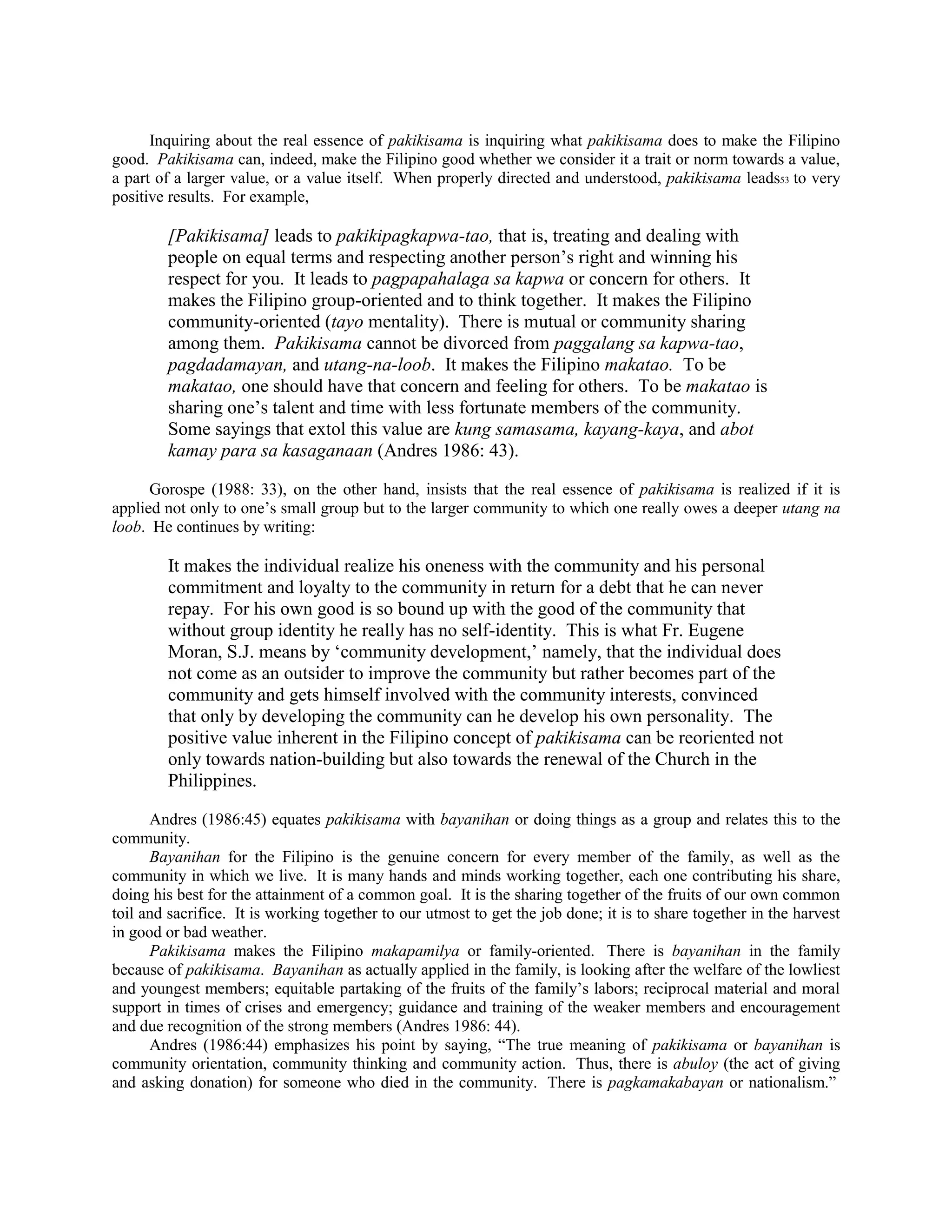 Conceptual analysis of pakikisama | DOCX